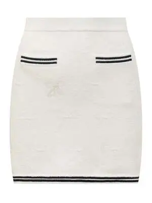 SELF-PORTRAIT Mini Jacquard Skirt