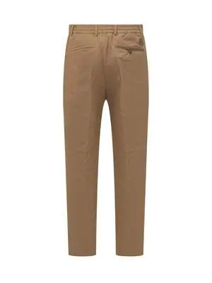 Moncler Tailored Summer Pants With Pleats - Beige