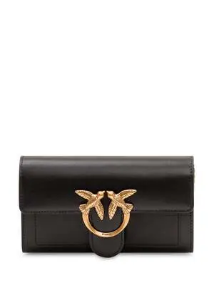 Pinko Mini Wallet With Front Pocket - Black