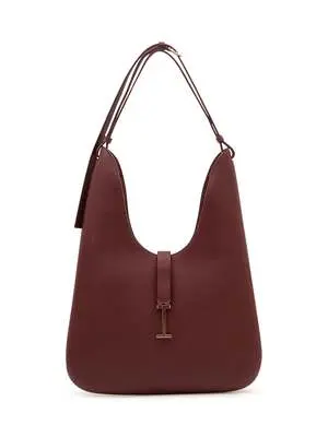TOM FORD TOM FORD Leather Hobo Handbag Lost Cherry