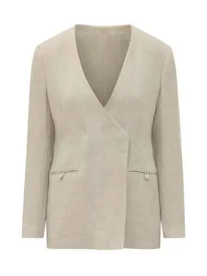 Emporio Armani A-frame Pocket Blazer - Rope