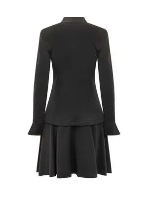 Emporio Armani Draped Silhouette Evening Gown