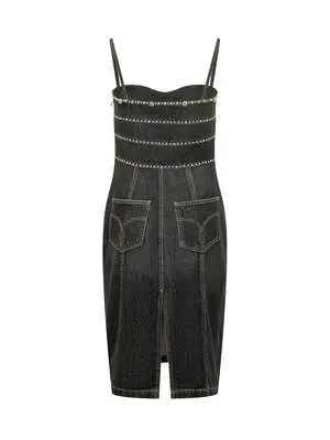 Versace Chic Mini Suit Dress With Unique Accent Details