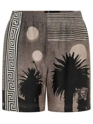 Versace Sunset Palms Shorts
