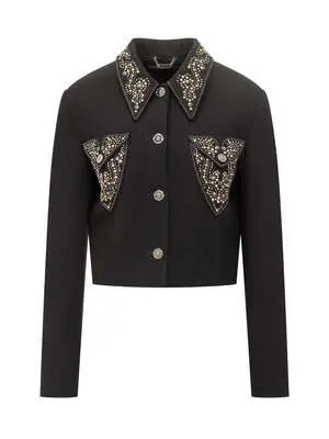 Versace Studded Short Jacket