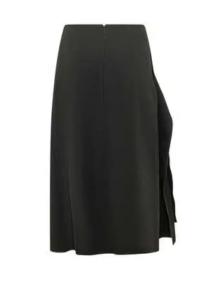 LANVIN Draped Midi Skirt