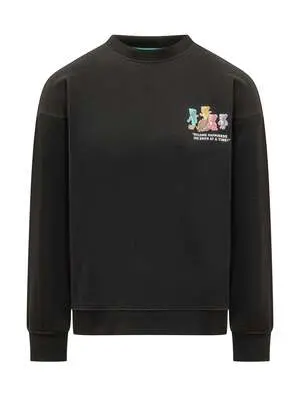 BARROW Graphic Crewneck Sweatshirt - Nero