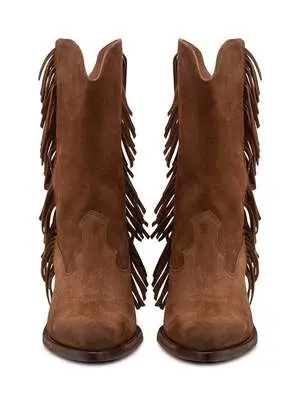 DUCANERO High-heeled Fringe Boots