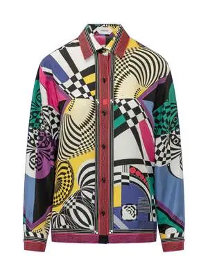 Versace Printed Formal Dress Shirt