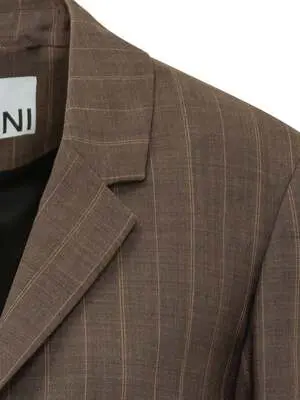 GANNI Striped Blazer