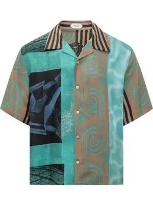 Versace Short Sleeve Shirt - Multicolor