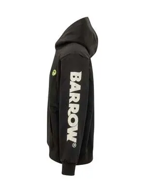 BARROW Graphic Logo Pullover Hoodie - Nero
