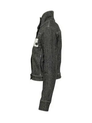 COURREGES Denim Tweed Jacket