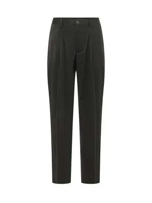LANEUS Wide-leg Trousers - Nero