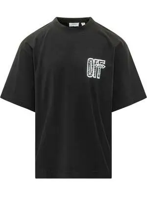 Off-White Motion Arrow Graphic T-shirt - Black