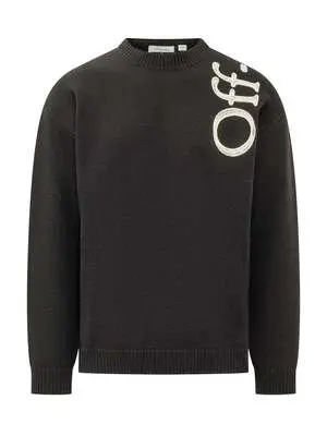 Off-White Bookish Crewneck Sweater - Black