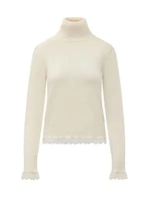 GANNI Merino Turtleneck Sweater