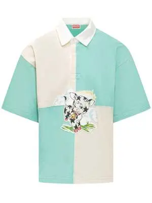 Kenzo Button Down Polos For Men