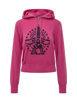 Kenzo Eiffel Tower Hoodie - Carmine
