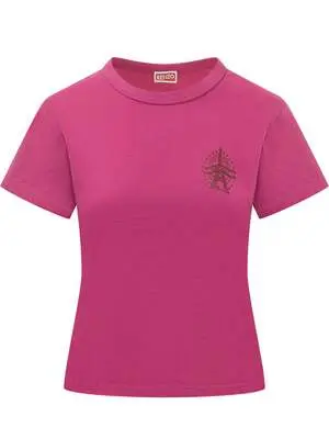 Kenzo Eiffel Tower Graphic T-shirt - Carmine