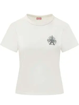 Kenzo Eiffel Tower Graphic T-shirt - Off-white