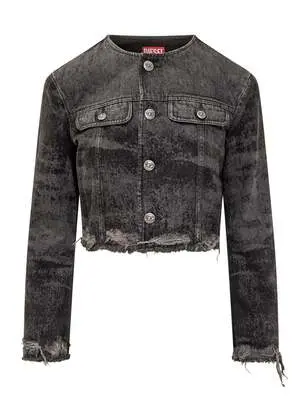DIESEL® Textured Cotton-hemp Jacket - 02