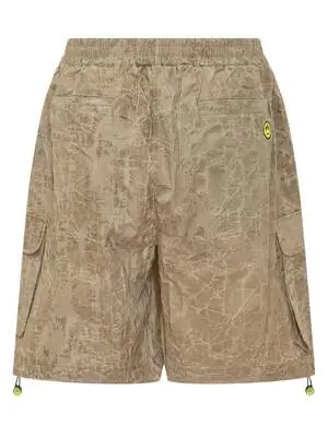 BARROW Mini Cargo Bermuda Shorts With Decorative Pockets - Sabbia