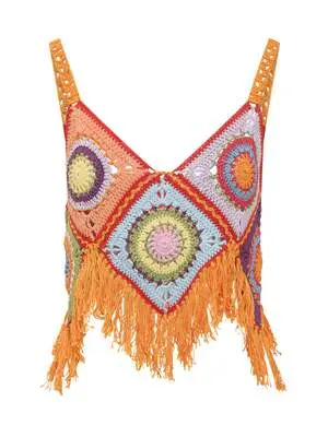MIXIK Vibrant Mini Top - Arancione/pesca