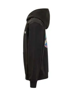 BARROW Mini Hoodie With Front Pocket - Nero