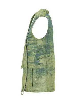 DIESEL® Stylish Sleeveless High-neck Vest
