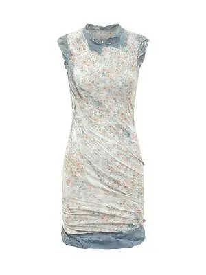 DIESEL® Artistic Print Mini Suit Dress - Multicolor
