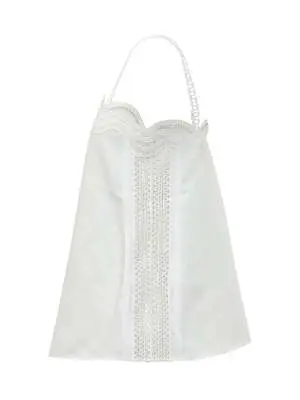 BOSS Elegant Lace-trimmed Short Sleeve Top