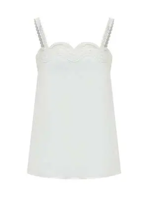 BOSS Lace-trimmed Top