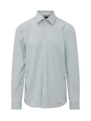BOSS Classic Button-up Shirt - Dark Blue