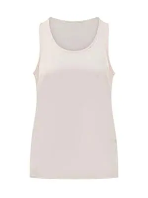 BOSS Sleeveless Giro Neck Top - Light/pastel Pink