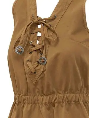 Pinko Mini Suit With Sneck Detail - Bronzo