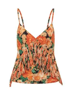Pinko Mini Top With Unique Neckline