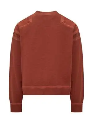 Dsquared2 Logo Embroidered Sweatshirt - Red