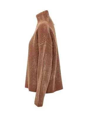 DIESEL® M-amet Knit Sweater - Marrone