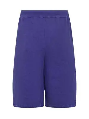 LANEUS Stylish Shorts With Drawstring For Spring/summer - Blu