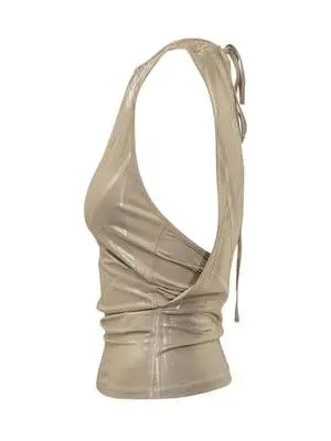DIESEL® Metallic Halter Neck Top