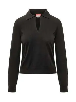DIESEL® Long Sleeve Collared Top