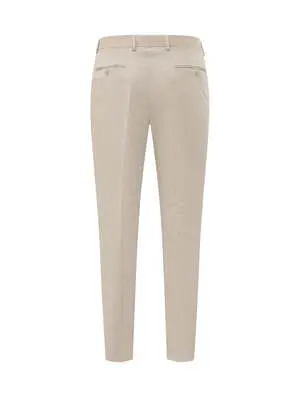 BOSS BY BECKHAM Front Closure Trousers - Open Grey