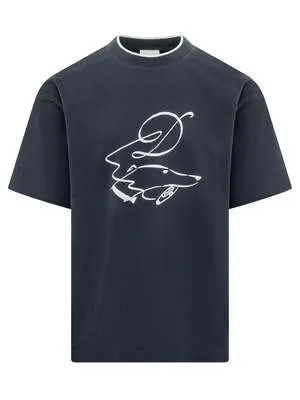 Drole De Monsieur Dog Graphic T-shirt