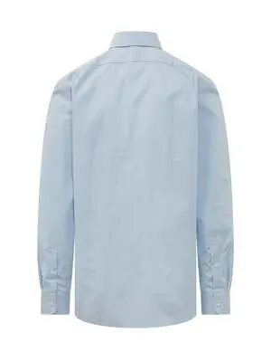 BOSS BY BECKHAM Chic Button-up Shirt With Unique Collar Design
