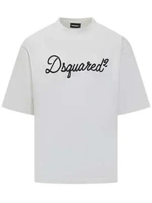 Dsquared2 Embroidered Logo Loose Fit T-shirt