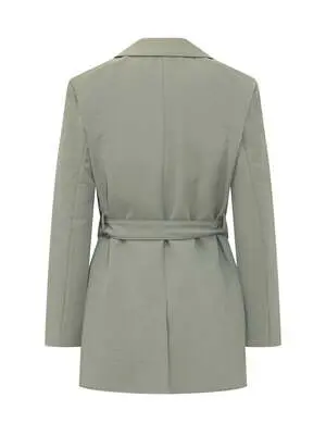 Calvin Klein Bthezer Mini Blazer With Belt And Rever