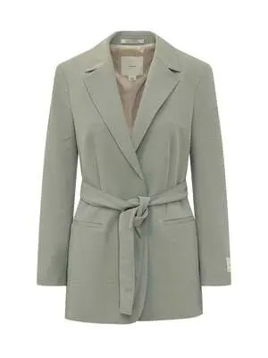 Calvin Klein Belted Mini Blazer - Shadow