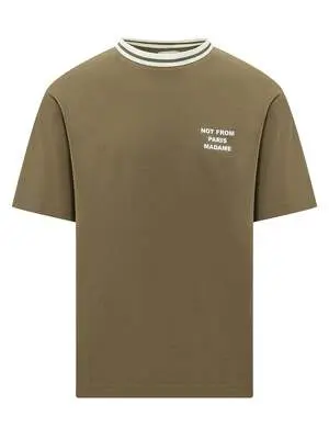 Drole De Monsieur Not From Paintris Madame Sport T-shirt - Kaki
