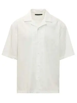 BOSS BY BECKHAM H-cesar Camp Shirt - Beige Overflow